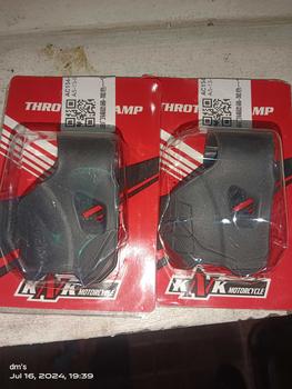 Universal Motorcycle Throttle Booster Handle Clip Grips Clam - TikTok ...