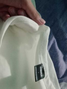 Mera Emilee T-shirt Basic Plain Cotton U-neck Slim-fitting Casual ...