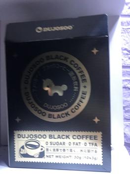 DUJOSOO Black Coffee FDA Approved Low Sugar 30g (3g x10 Sticks ...