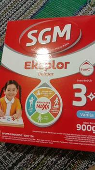 SGM 3 plus Eksplor Aktif Pro-Gress Maxx Rasa Vanila Madu Coklat - Shop ...