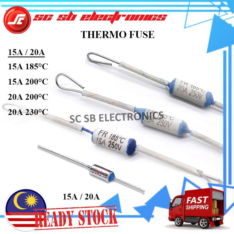 15A 185C 200C / 20A 200C 230C THERMO FUSE THERMAL FUSE - TikTok Shop ...