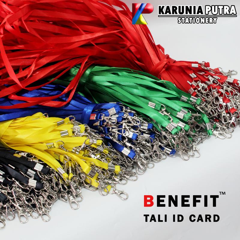 Tali Id Card Name Tag Pengait Besi Plastik Warna Warni - Shop | Tokopedia