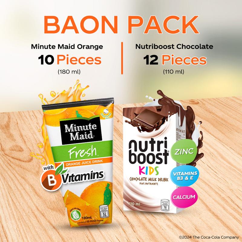 Nutriboost Chocolate 110ml - Pack of 12 + Minute Maid Orange - TikTok ...