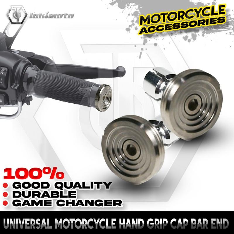 Takimoto Stainless Steel Bar End CNC High Quality UNIVERSAL Motorcycle ...