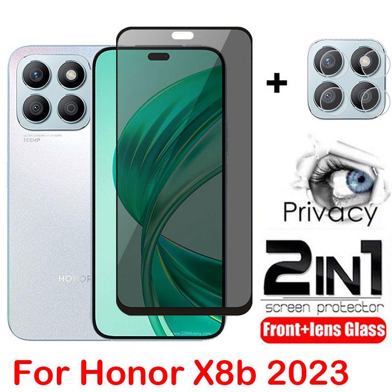 Filem Kaca Bajaan Privasi, 2in1, Untuk Honor X8b X7b X 8b, Honor ...