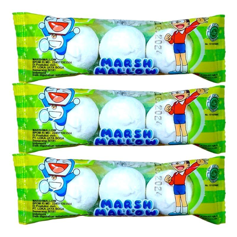 1 PACK Coba Sensasi Lumer: MARSHMALLOW BULAT DORAEMON 1 PACK - Shop ...