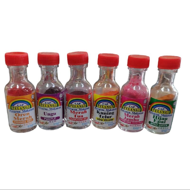 Serbuk Pewarna Makanan Cap Pelangi 20g - TikTok Shop Malaysia