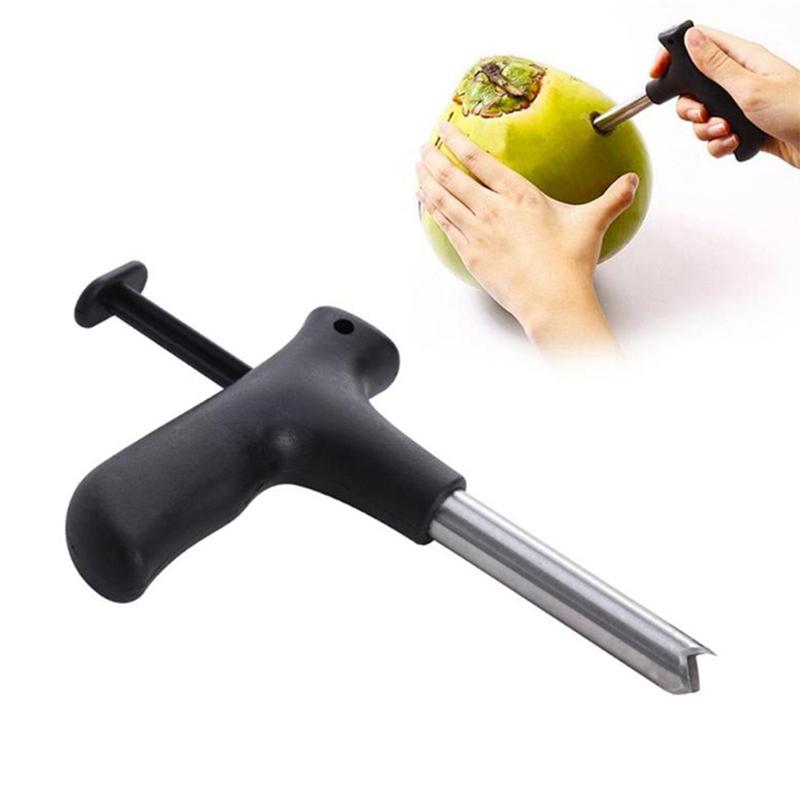 Alat pembuka kelapa, penebuk air hitam, gerudi paip, straw, lubang ...
