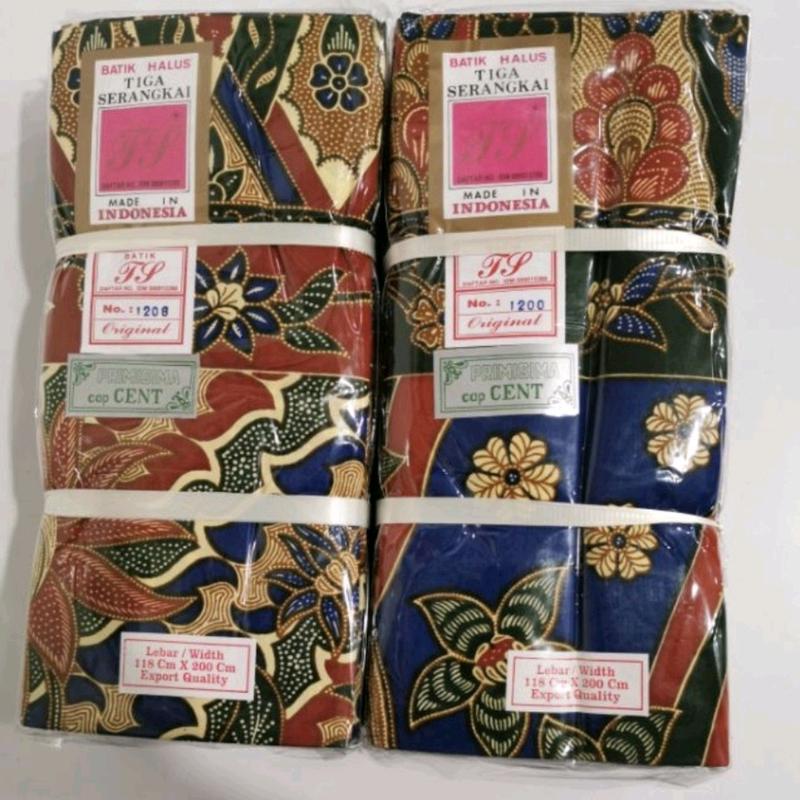 5 HELAI KAIN SARUNG BATIK TIGA SERANGKAI PEMBORONG & PERUNCI - TikTok ...