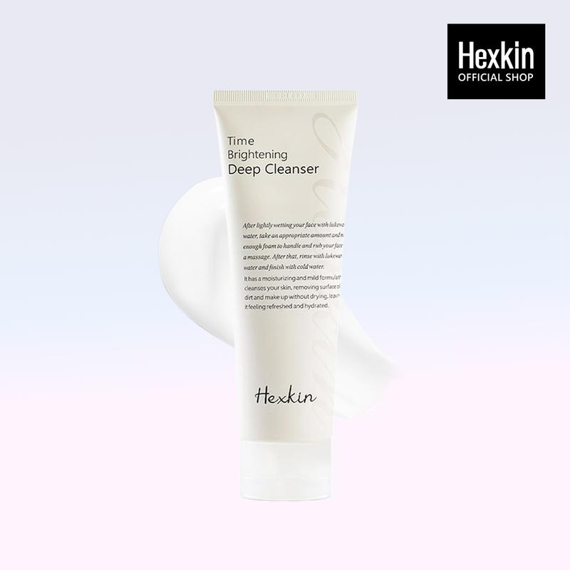 [HexKin Official] Hexkin TimeGlow Cleanser 120g,Sebum Control, Moisture ...