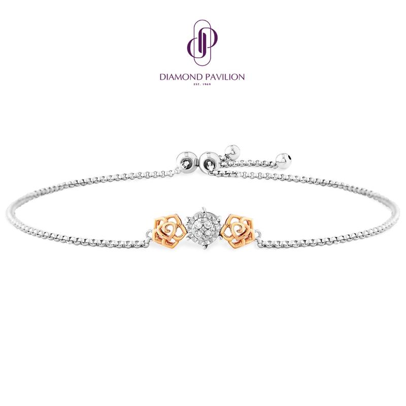 Diamond Pavilion Gelang Emas Batu Berlian Arusa Bracelet - Shop | Tokopedia