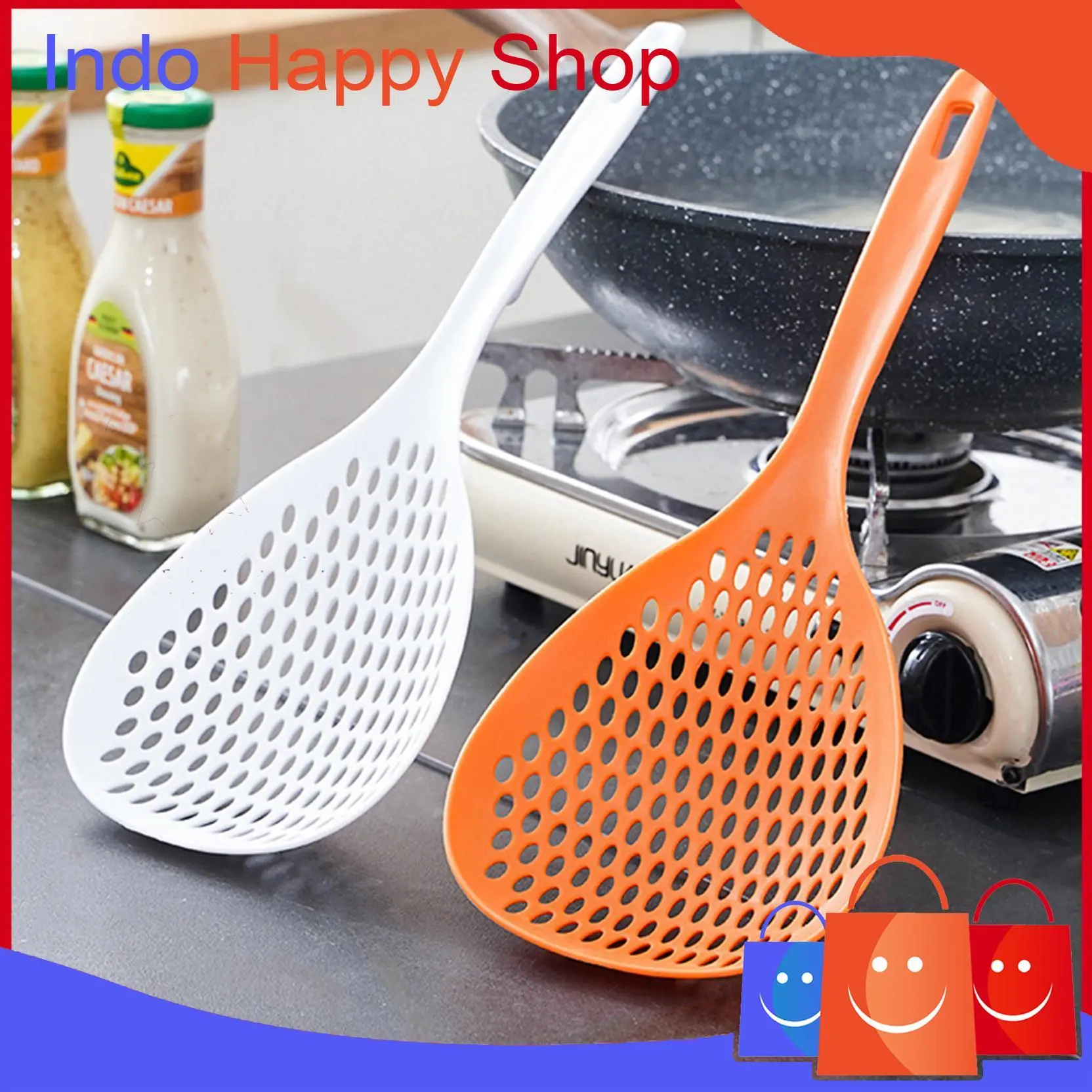 Spatula Saringan Besar Sendok Penyaring Mie Sayur Serbaguna COD 437 ...