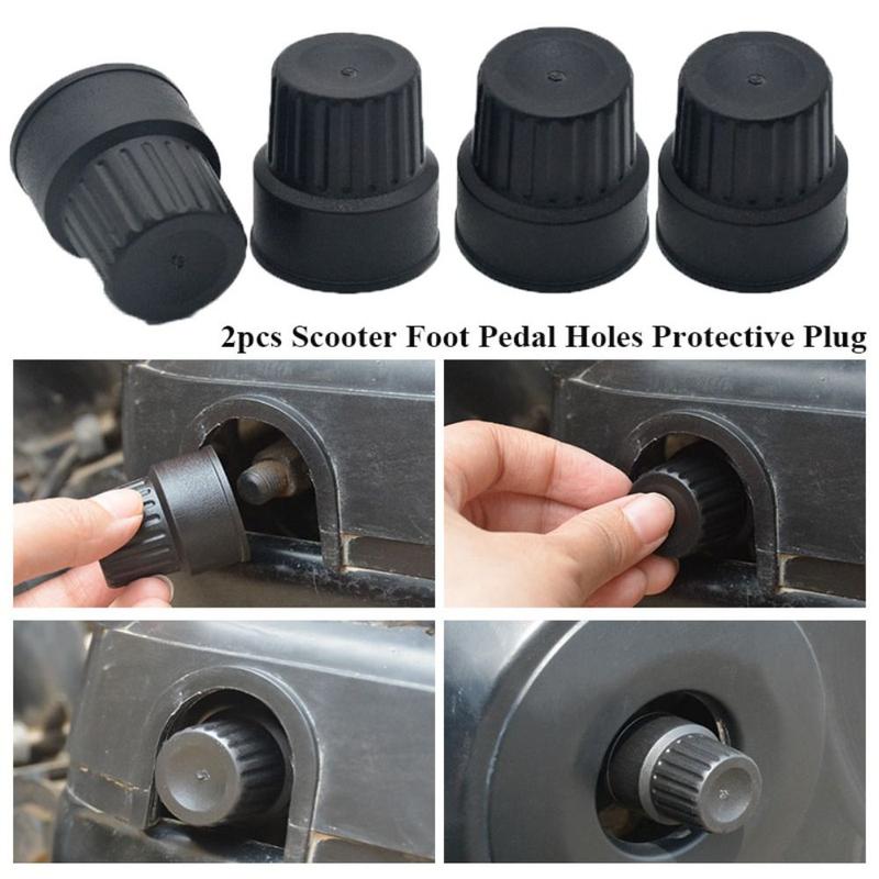 2pcs High Quality Black Scooter Protective Plug 30*25*35mm Accessories ...