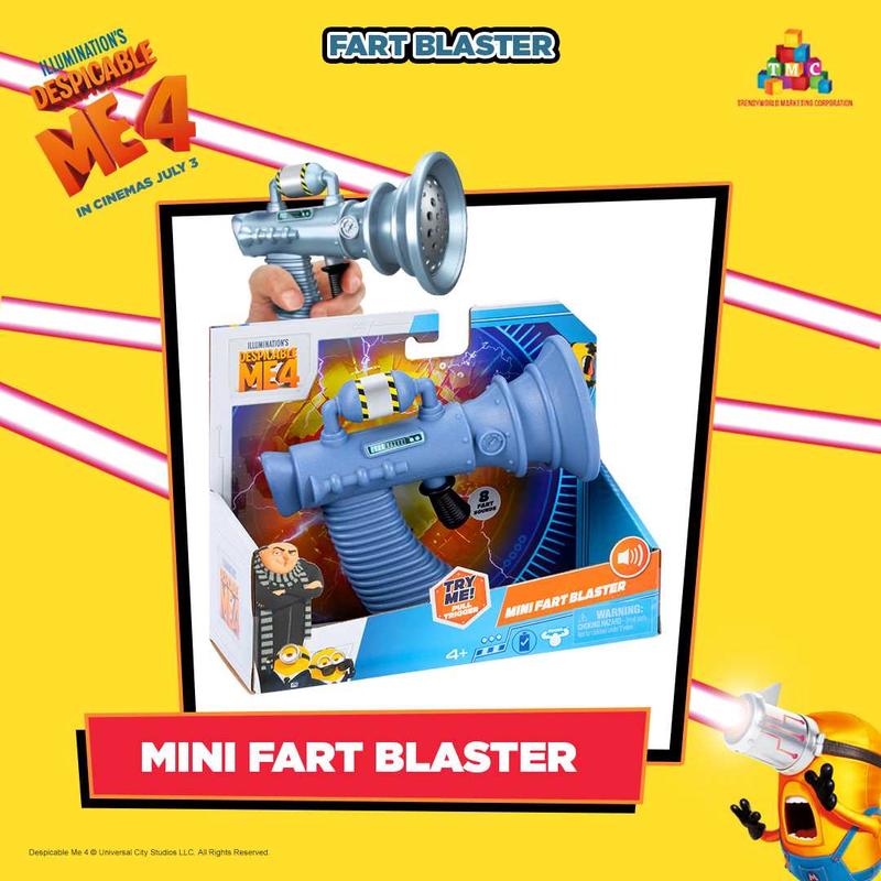Despicable Me 4 Mini Fart Blaster - TikTok Shop Philippines