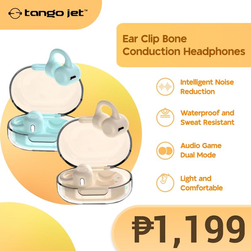 Tango Jet Ear Clip Bone Conduction Headphones (OWS Headset) - TikTok ...
