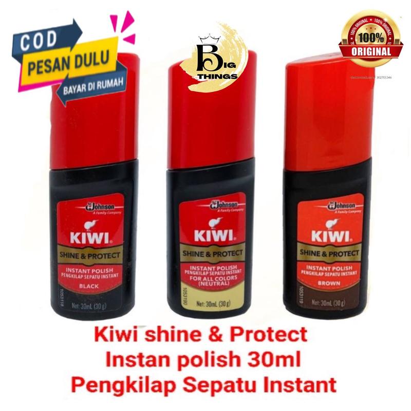 SEMIR SEPATU LIQUID / KIWI LIQUID 30 ML / Semir instan Kiwi Shine ...