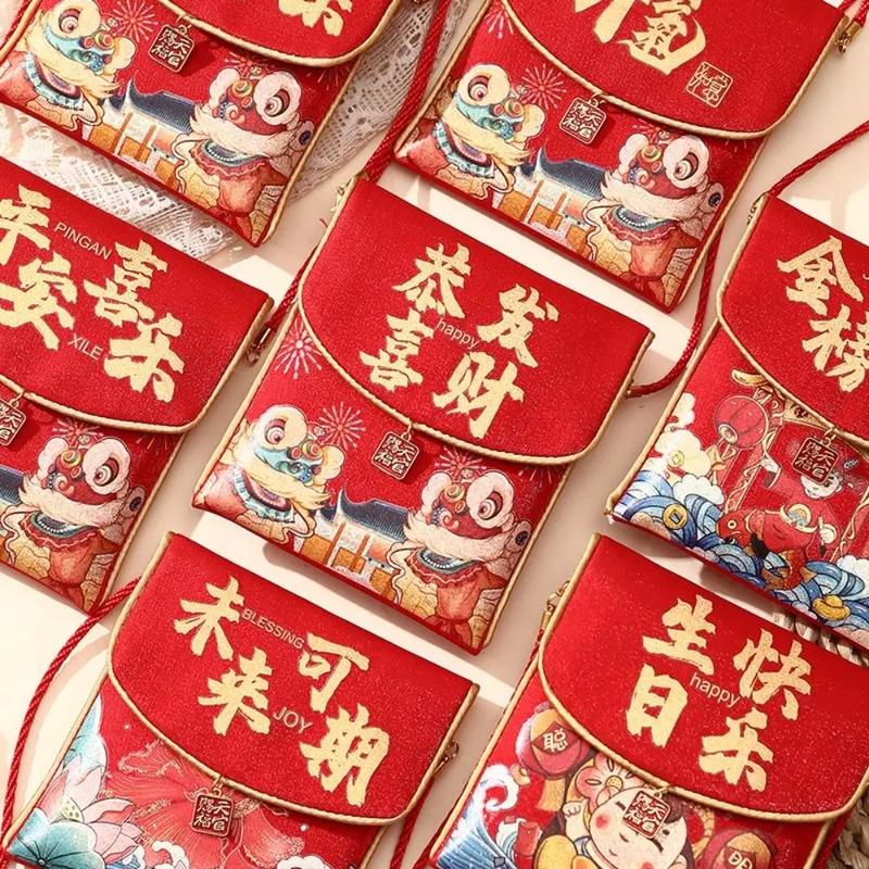 New Traditional New Year Chinese Red Envelope Snake Chinese Year ...