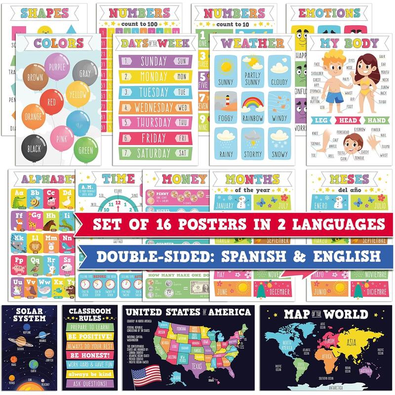 16 count of Educational Posters to Improve Writing in , is Laminated ...