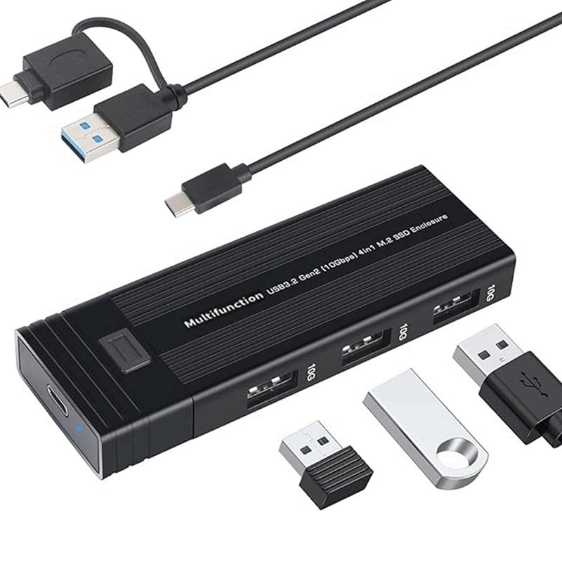 New M.2 Solid State Drive Box NVME Computer External 10Gbps Removable ...
