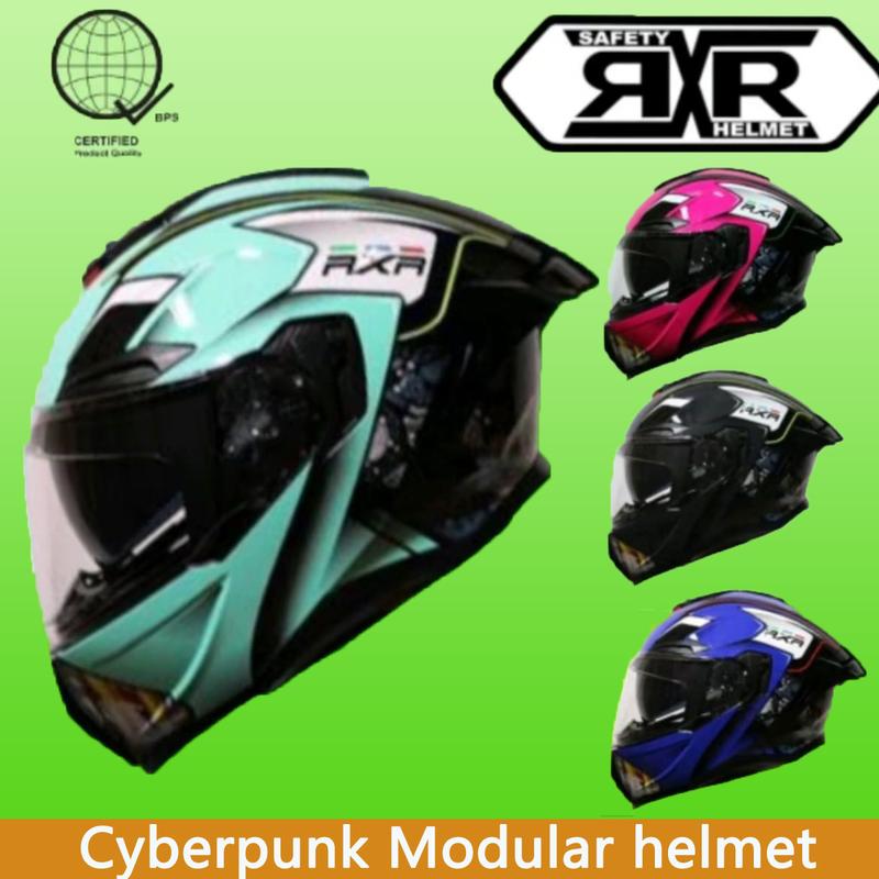 RXR Spider-Man Modular Helmet Dual Visor Cyberpunk Style Future ...
