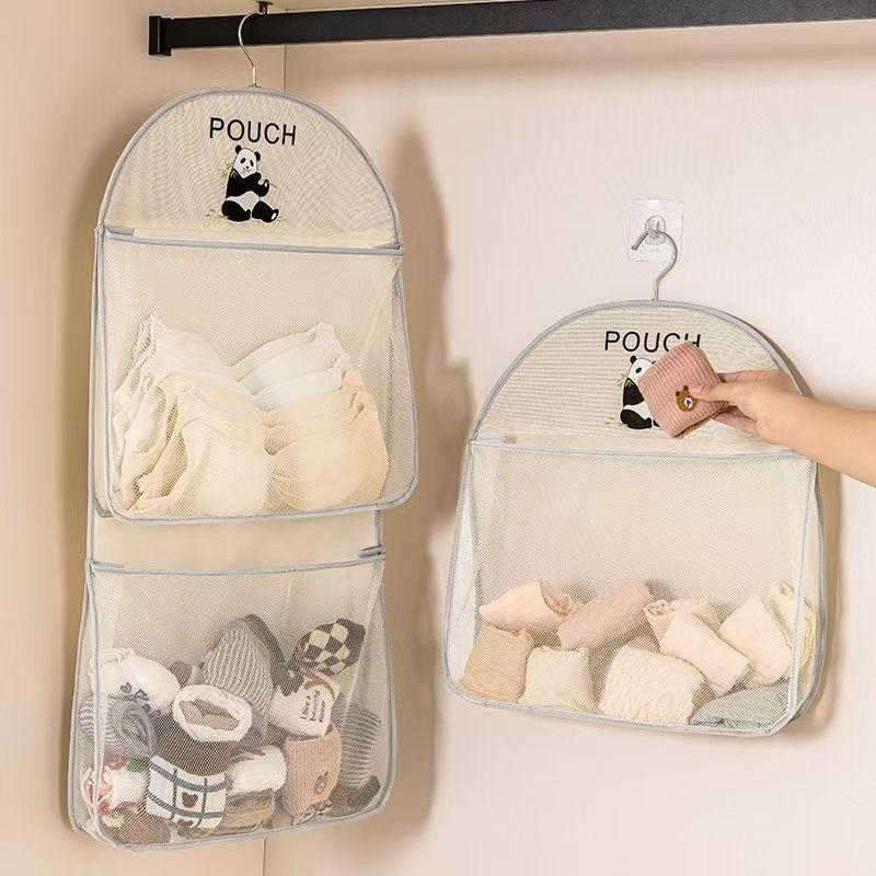 [HOMEBASICS] Large Capacity Storage Organizer Mesh Hanging Bag - TikTok ...