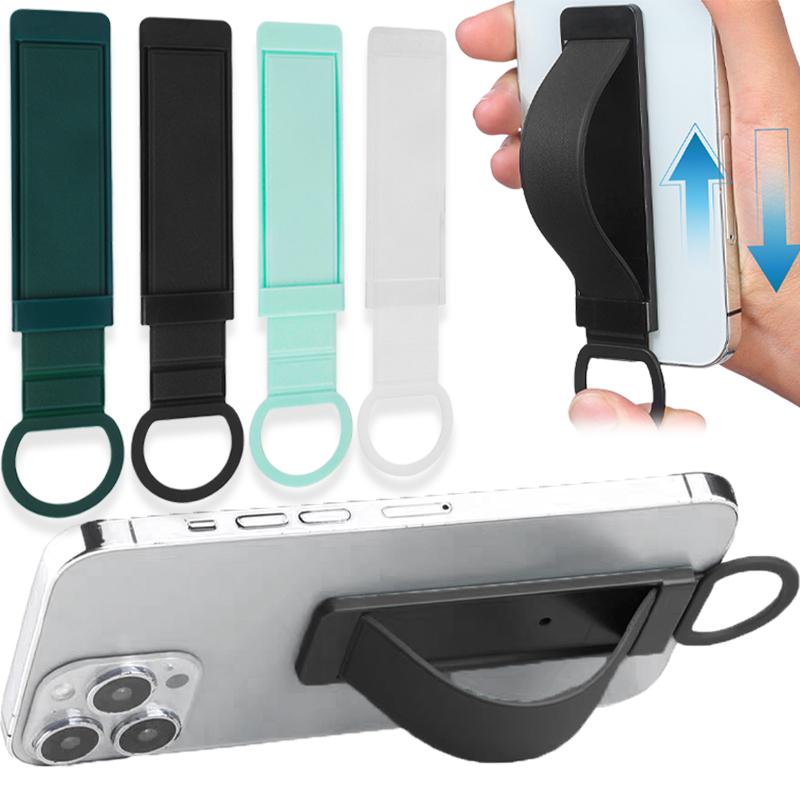 Cell Phone Finger Handle Strap Elastic Tape Holder Universal - TikTok ...