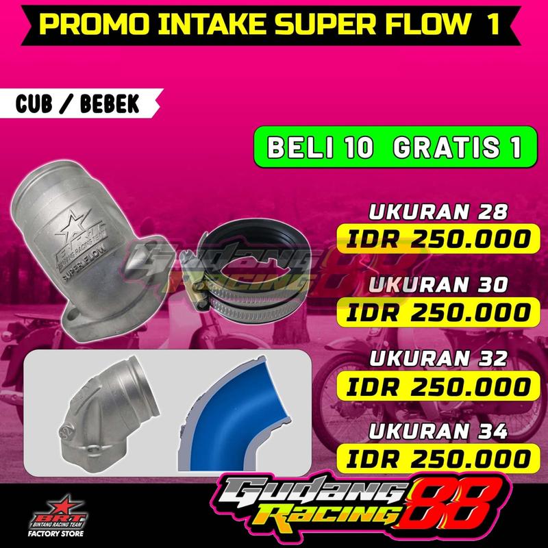 Intake Super Flow BRT Cub / Bebek & Matic Ukuran 28 - 30 - 3 - Shop ...