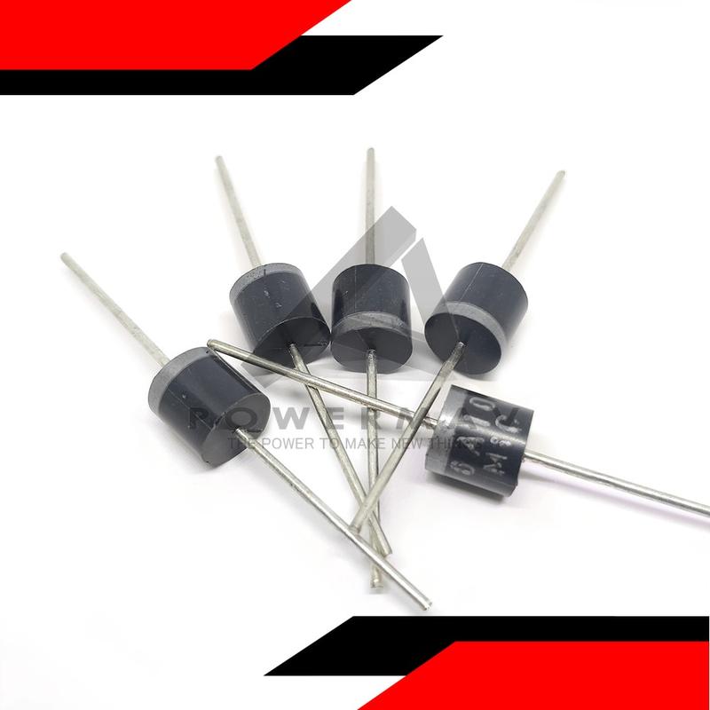 5pcs 6a10 diode 6a 50v 6amps 0.95 V 1000V 250.0 A 150.0 Cel -65.0 ...