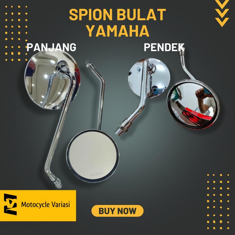 spion bulat chrome yamaha fazzio model klasik retro - Shop | Tokopedia