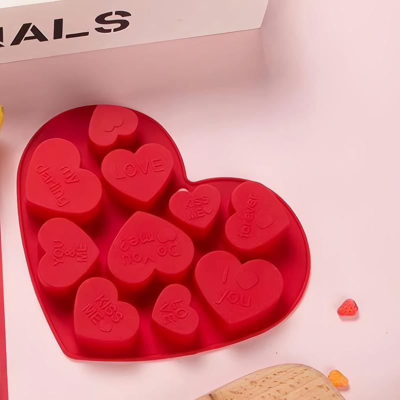 Acuan Coklat, Bahan Silikon, Bentuk Hati dan Emosi, 10 Bentu - TikTok ...