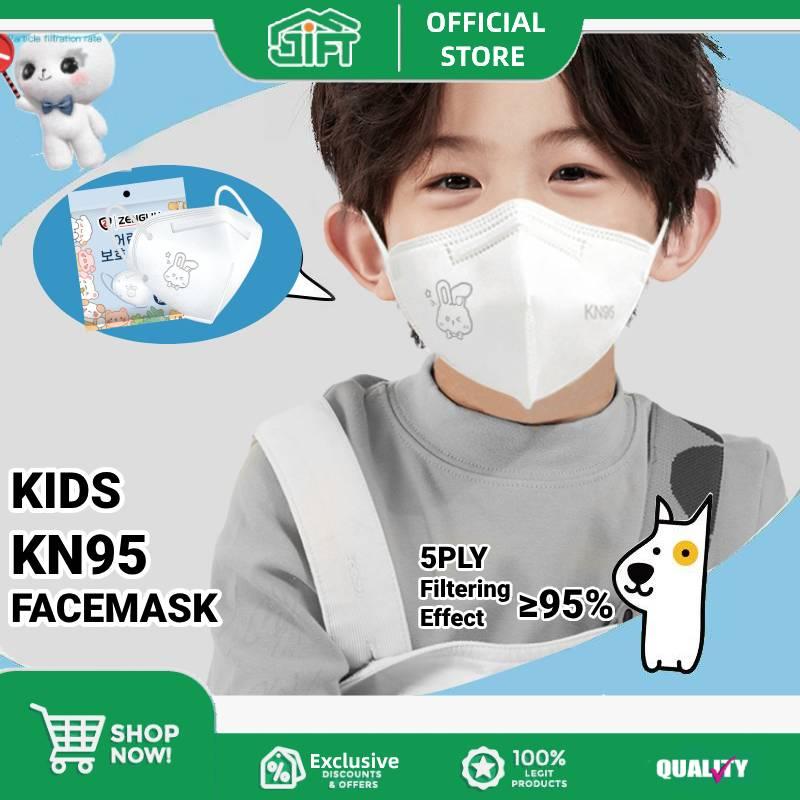 GIFT 50Pcs Facemask For Kids Kn95 Kids Kn95 Mask Original 50pcs ...