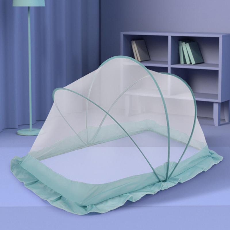 Crib Mosquito Net Encrypted Children Yurt Free Installation Portable ...