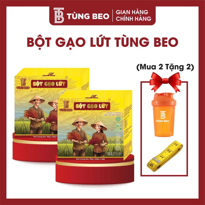 BỘT GẠO LỨT TÙNG BEO - MUA 2 HỘP - TẶNG 2 - MỖI HỘP 20 GÓI - TikTok Shop Vietnam