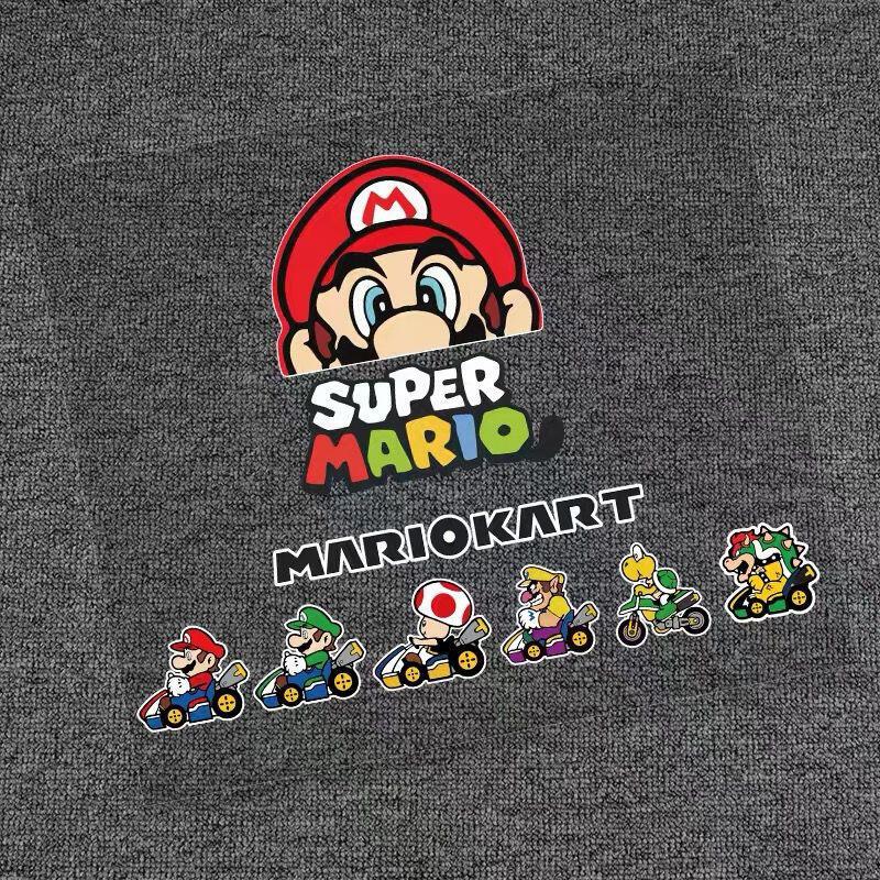Cartoon Super Mario Travel box Motorcycle electric vehicle body ...