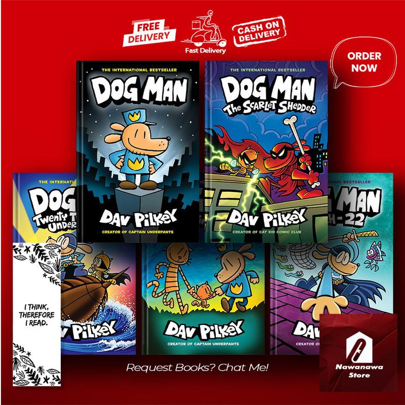 Dog Man ( 1 - 12 book series ) by Dav Pilkey (English Version) Comics ...