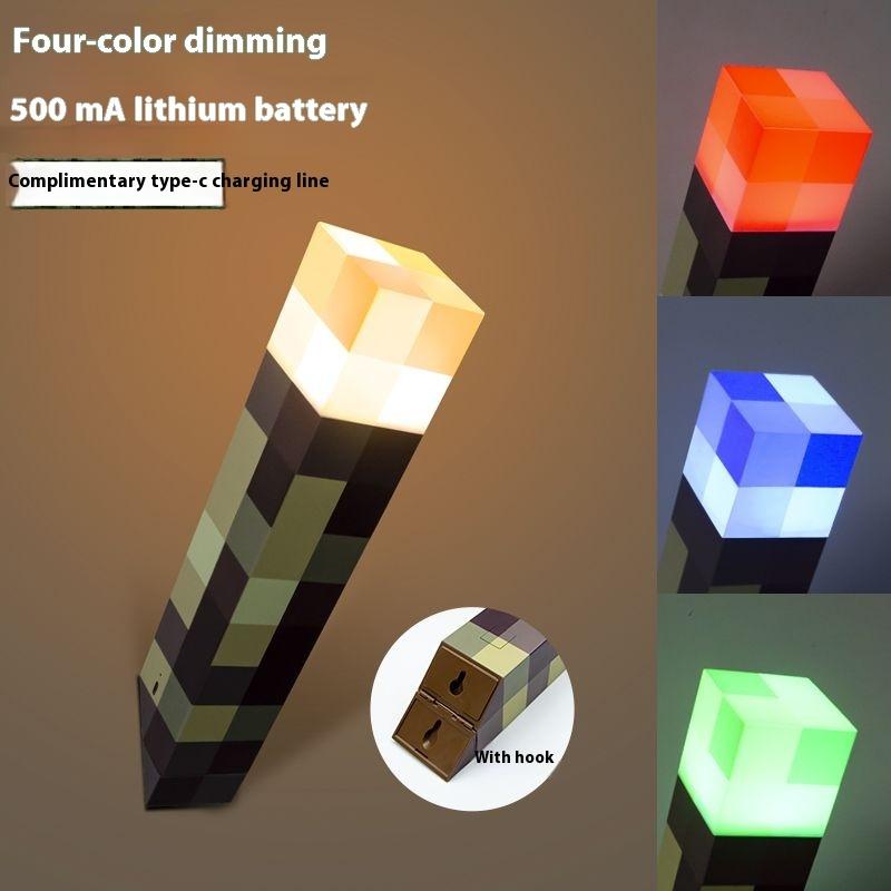 Đồ Chơi Đèn Đồ Trang Trí Chủ Đề MINECRAFT MC Torch Flashligh - TikTok ...