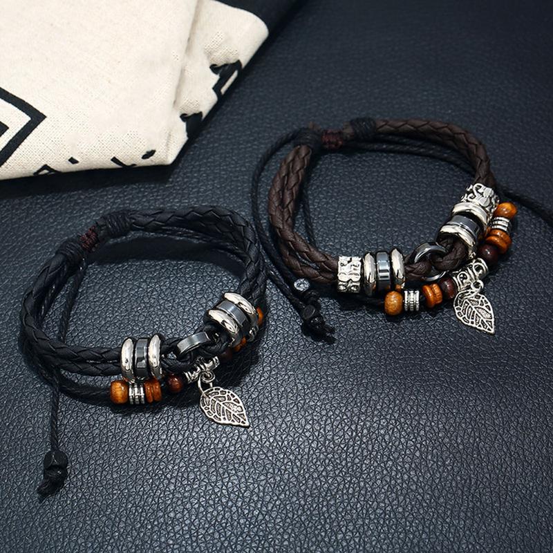 Gelang tenunan tangan, Manik vintaj, Loket daun aloi, Gelang - TikTok ...