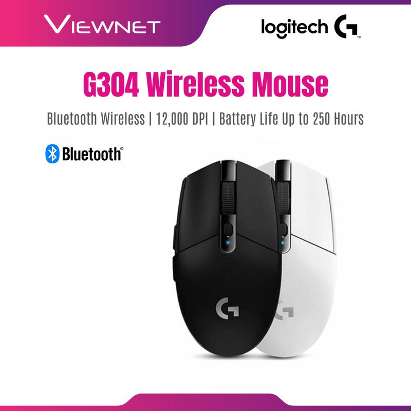 MOUSE LOGITECH GAMING WIRELESS USB G304 LIGHT (BLACK/WHITE) - TikTok ...