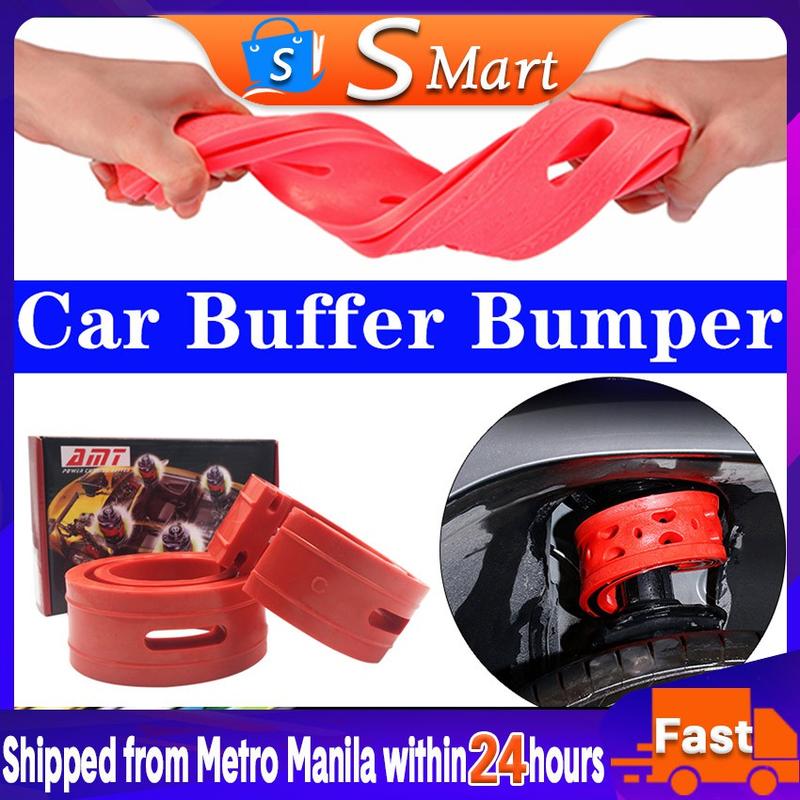 2Pcs Universal Car Shock Absorber Spring Buffers Bumper Car Accessories ...