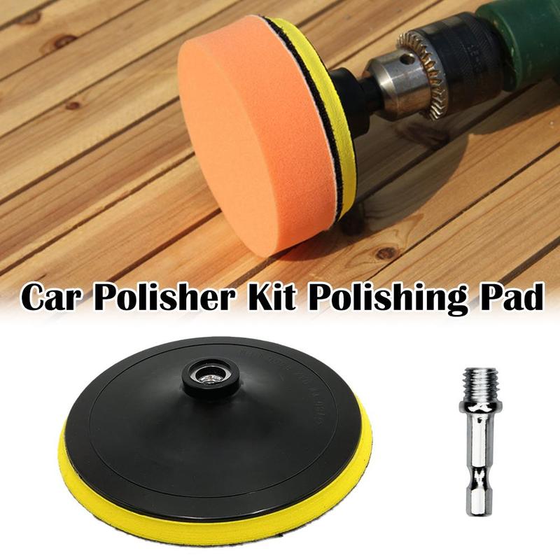Car Polisher Kit Polishing Pad Car Waxing Sponge Disk Car Paint ...