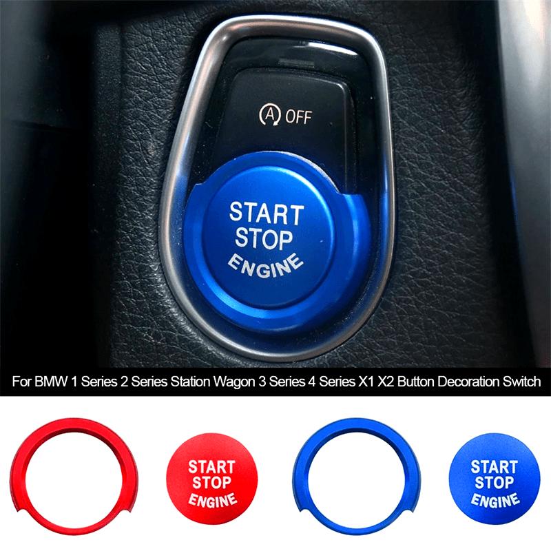 Pelekat Butang Mula Enjin Kereta, Sesuai untuk BMW 1 2 3 4 Siri ...
