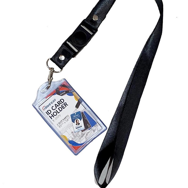 HOLDER ID CARD NAME TAG POLOS BISA UNTUK FLASH BCA EMONEY BRIZI KARTU ...