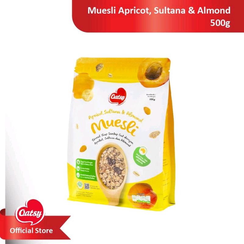 OATSY Muesli Apricot, Sultana & Almond 500g - Shop | Tokopedia