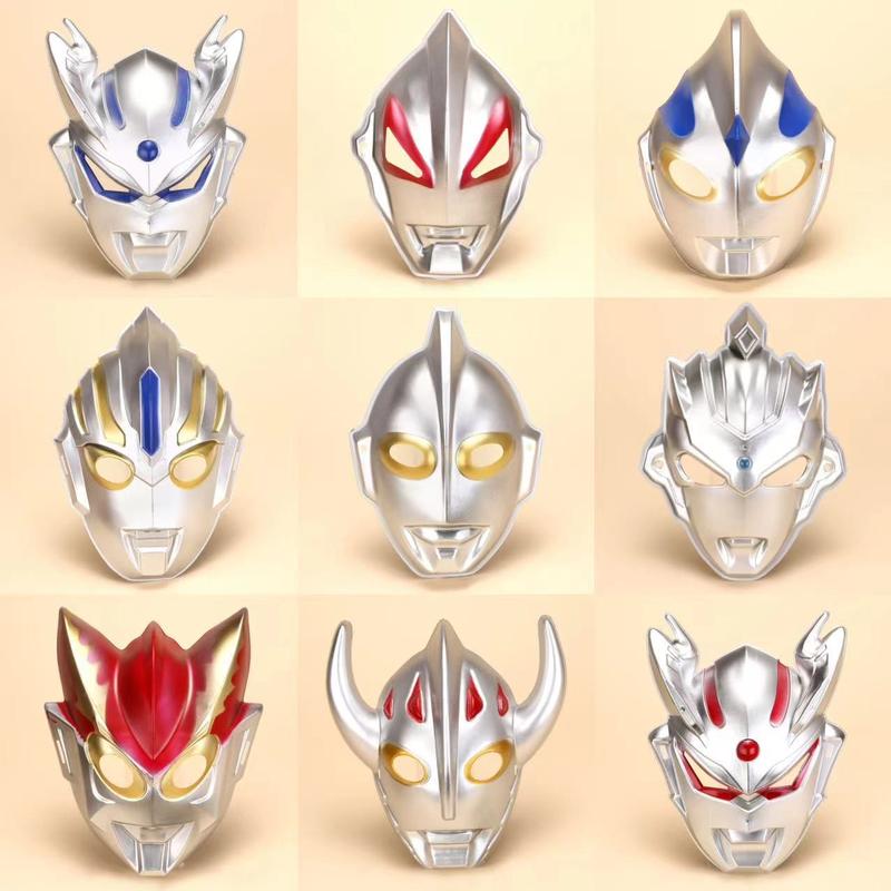 Children's Day Halloween Ultraman Mask Selo Bruddiga Jie De Spider-Man ...