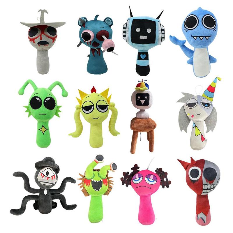 12 Styles Sprunki Plush Toys Sprunki Incredibox Plush Doll Sprunki ...