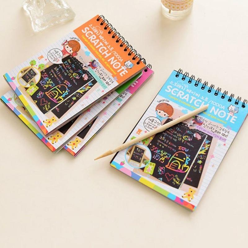 Notebook Lukisan Lakaran Graffiti Kanak-kanak Creative Color - TikTok ...