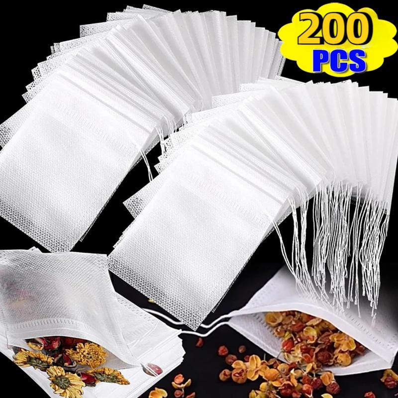 Beg Penapis Teh Pakai Buang, 50 / 100 / 200Pcs, untuk Penyedut - TikTok ...