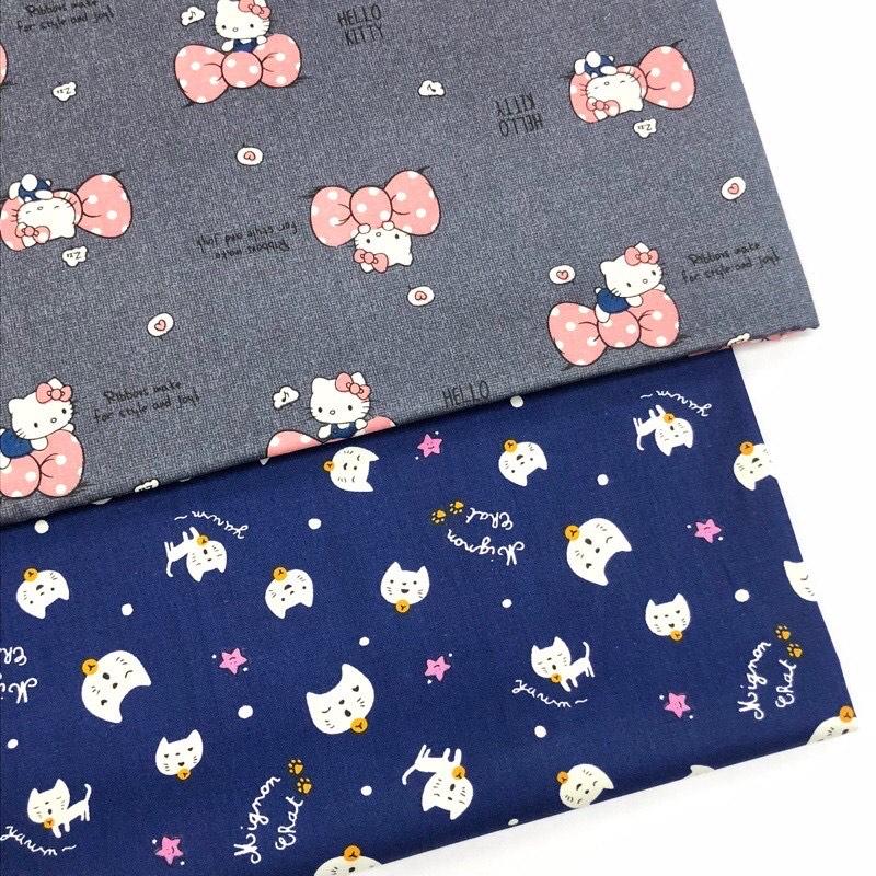 Kain Combed Cotton Twill Woven Fabric Corak Hello Kitty / Cat - TikTok ...