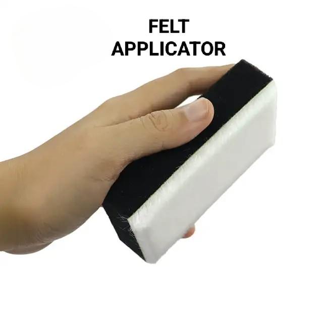 Car Glass Hand Polishing Felt Sponge Block - for Smooth and Clean ...
