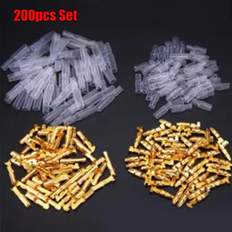 [Daily Deals] 200pcs 3.9mm Male Female Electric Cable Wire Connector ...